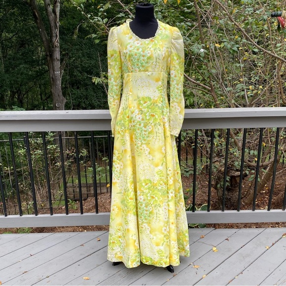 Vintage | Dresses | Vintage 6s Flower Power Queencore Fairycore ...